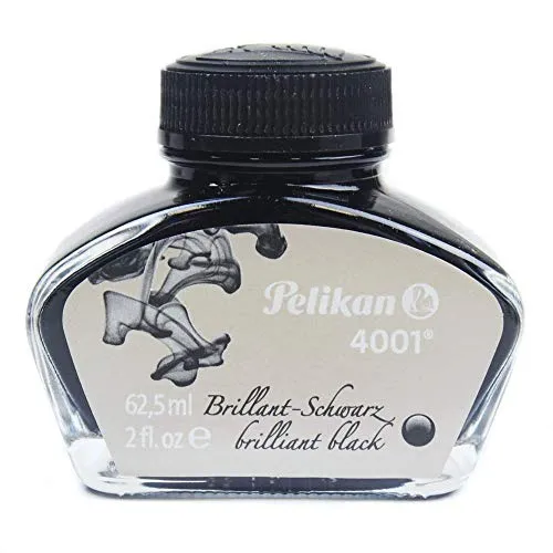 Pelikan 4001 Fountain Pen Ink_62.5ml (Available in Black Colour ...