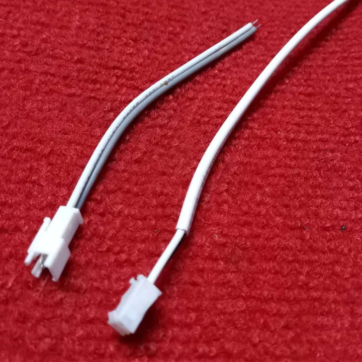 White JST Connector 2 Pin Kit JST Male Female Lock Type Plug Connector ...