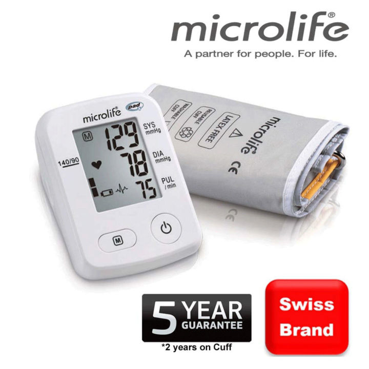 Microlife Digital Blood Pressure Monitor with Pad Technology- Microlife ...