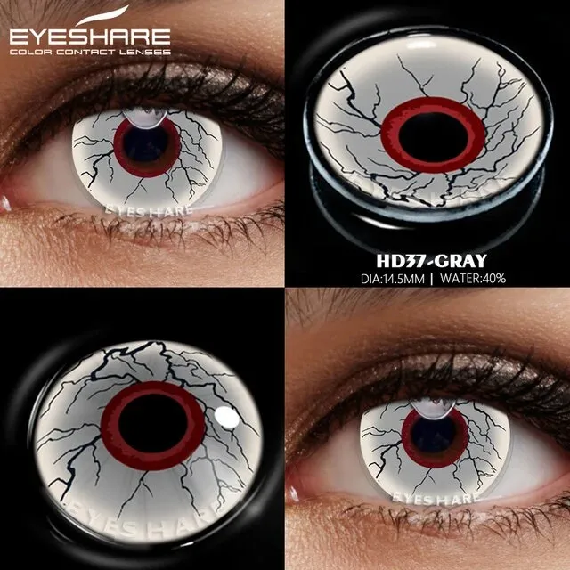 Halloween Exclusive HD37 Ghost Eye color contact LENS Color Contact ...