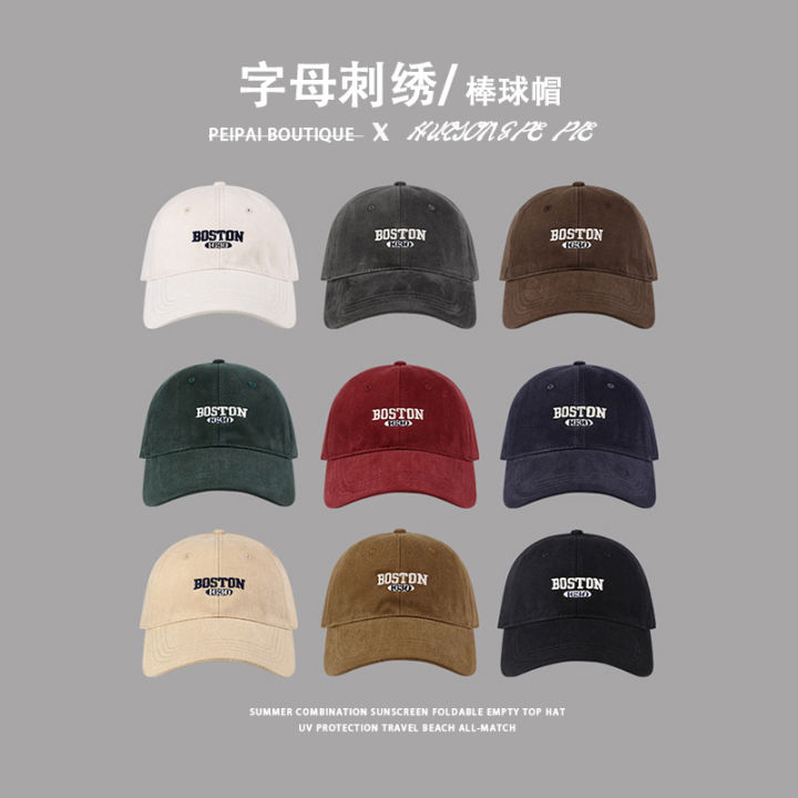 Korean Style Baseball Cap Female Deepening plus-Sized Deep Top ...