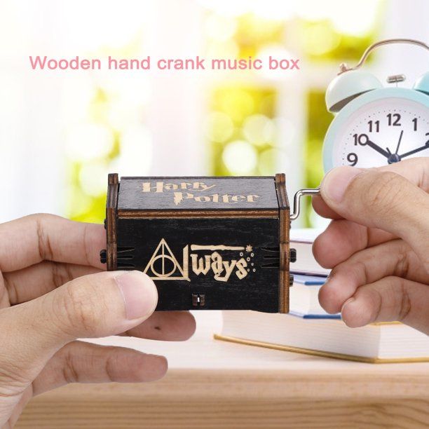 Harry Potter Music Box Magic School Hand Crank Musical Box Toy ...
