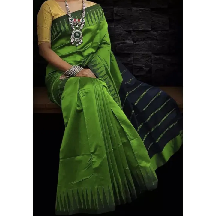 Dhupian tower green,black mix colour Saree Same as picture Saari for ...