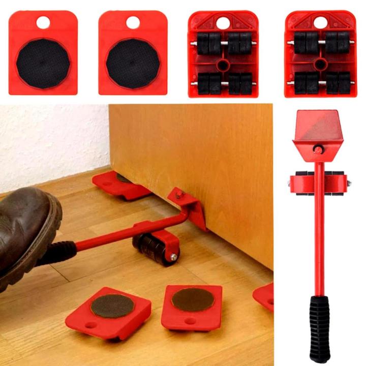 5 Pcs Professional Furniture Transport Lifter tool Set Heavy Stuffs ...