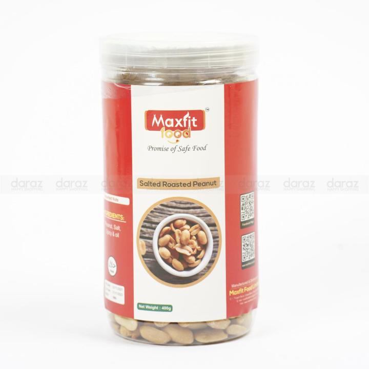 Maxfit Food Salted Roasted Thai Peanut 400gm | Daraz.com.bd
