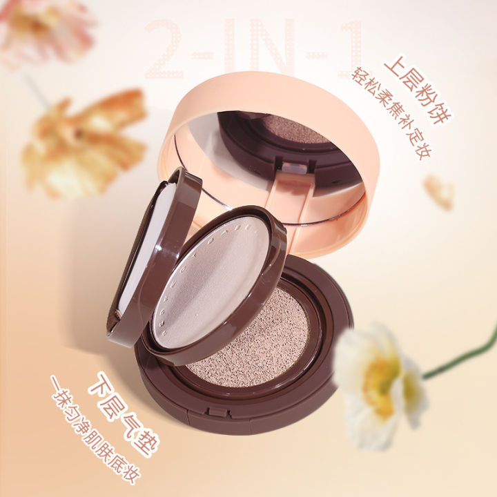 Makeup Powder Cushion 2-in-1 Concealer Setting Long-lasting, waterproof ...