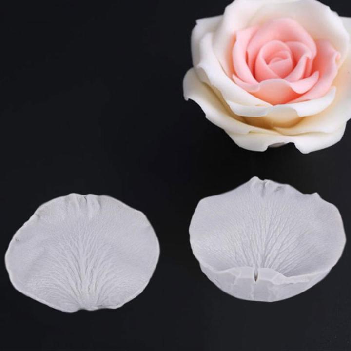 【Be worth】 New Rose Petals Veiner Sugar Tool Meridians Flower Cake Mold ...