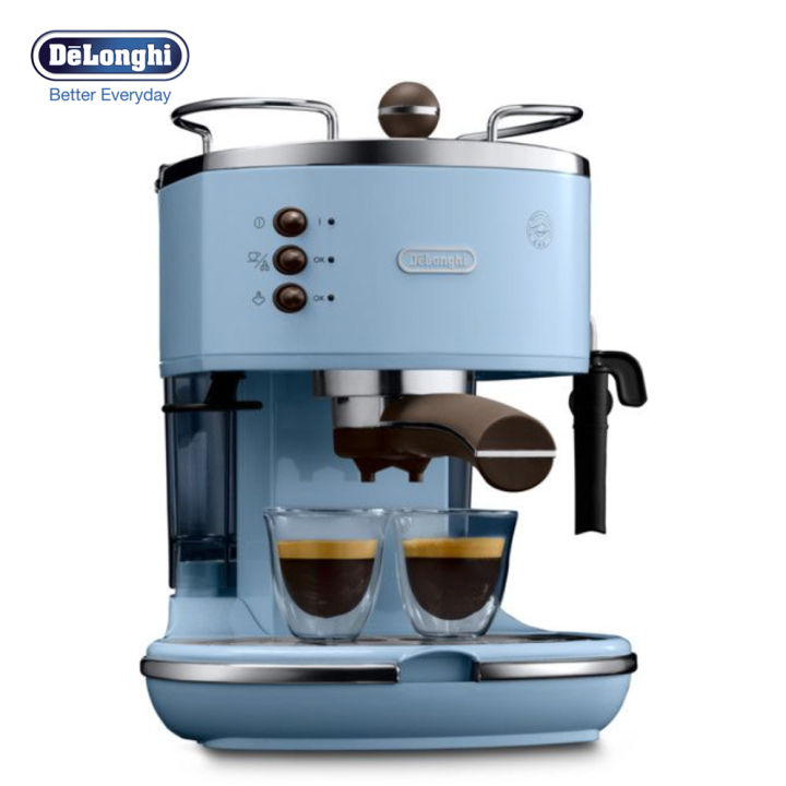 De'Longhi ECOV311.AZ Icona Vintage Traditional Pump Espresso Coffee ...