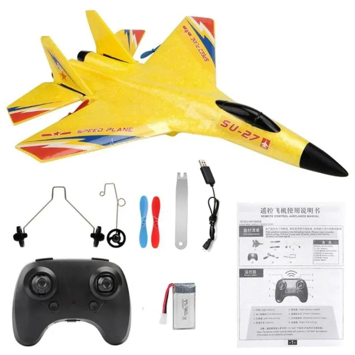 SU-27 Toy racing RC airplane fx820 aircraft model glider Foam air plane ...