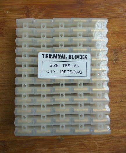 10 Pcs Terminal Blocks 16A 12 Way Electrical Wire Connector TBS-16A ...