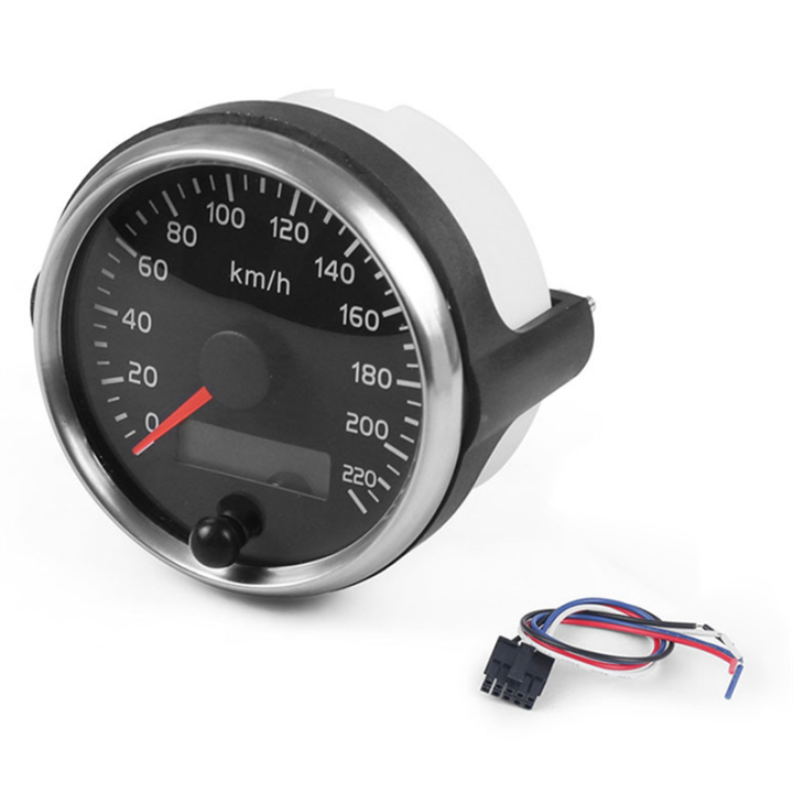 Car Universal 85mm Speedometer Odometer Dual Function LCD Panel ...