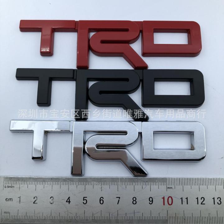 Car TRD metal sticker modified car body sticker 3D stereo label sticker ...