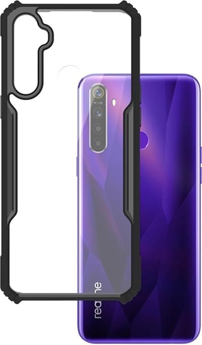 Realme 5i Protective Black Border Crystal Clear Xundd Mobile Back Case ...