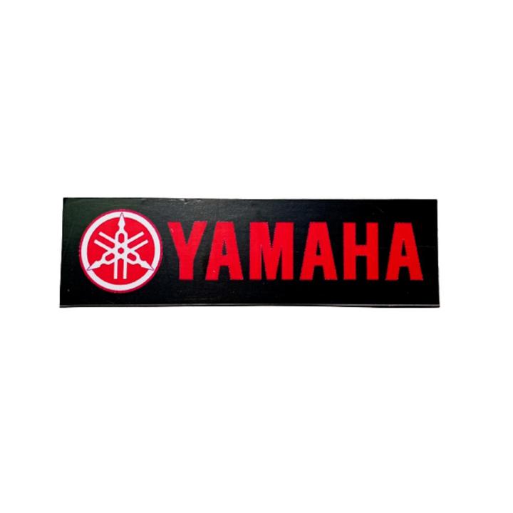 Motorcycle front name plate logo hardboard for yamaha black or bike ...