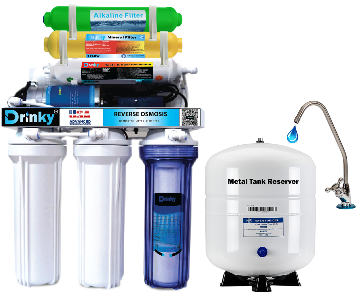 Drinky Seven Stage RO (Reverse Osmosis) Water Purifier. Seven Stage ...
