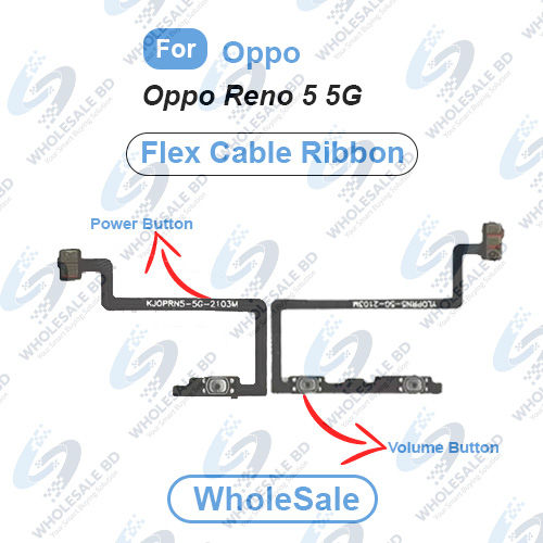 Oppo Reno 5 5G Power On/Off Switch Button Side Volume Up Down Buttons ...