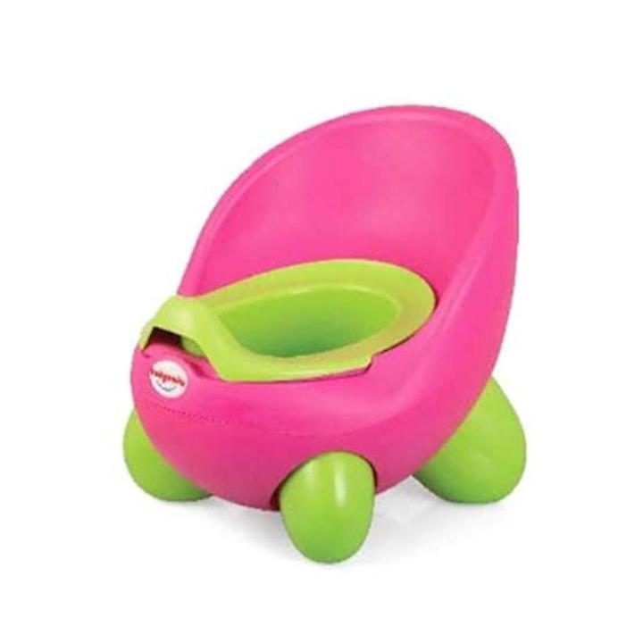Tortoise Shape Baby Potty - Pink and Green | Daraz.com.bd