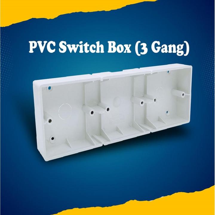 Switch Box / Electric Box /PVC Electric Box /Junction Box (3 gang ...