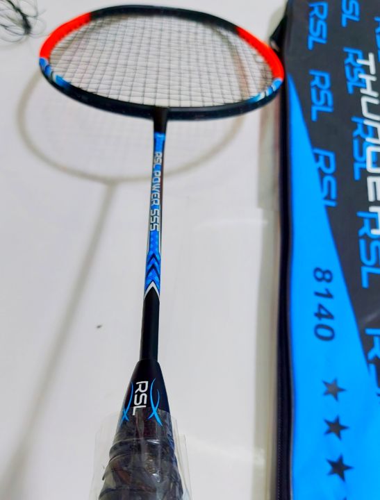 Rsl Badminton Racket - String Tension 30 Lbs Mashing Gadding - Fully ...