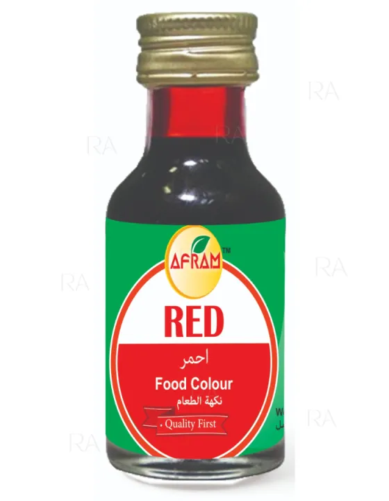 Afram Red Food Colour - 28ml (Organic) | Daraz.com.bd