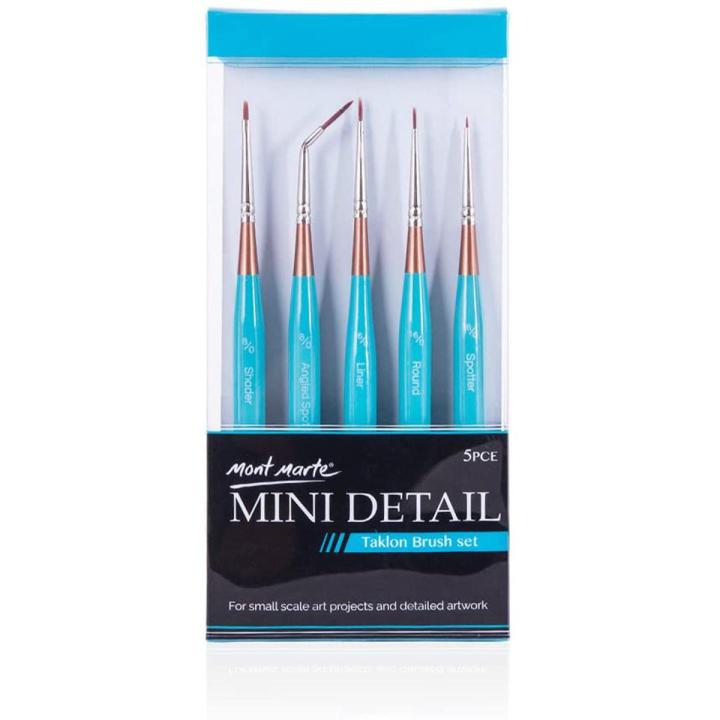 Mont Marte Mini Detail Brush Set 5pce | Daraz.com.bd