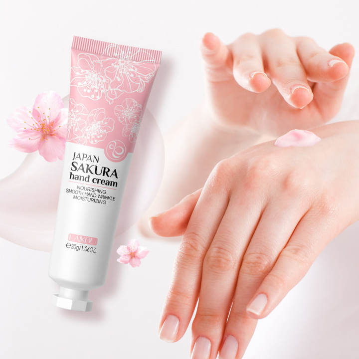 LAIKOU Sakura Hand Cream - 30g | Daraz.com.bd