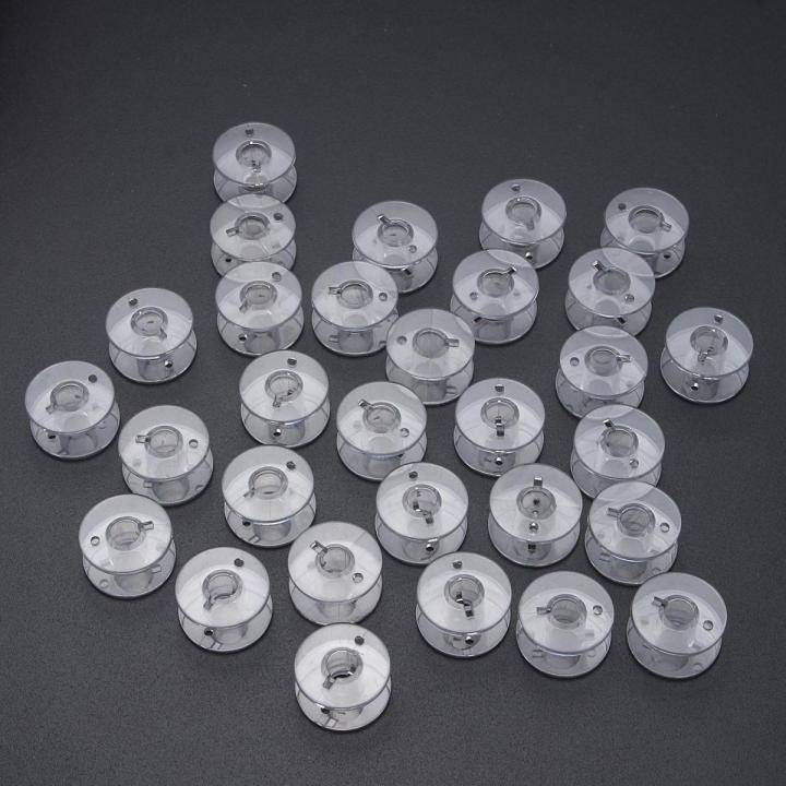30PCS Style SA156 Clear Plastic Sewing Machine Bobbins Spool For ...