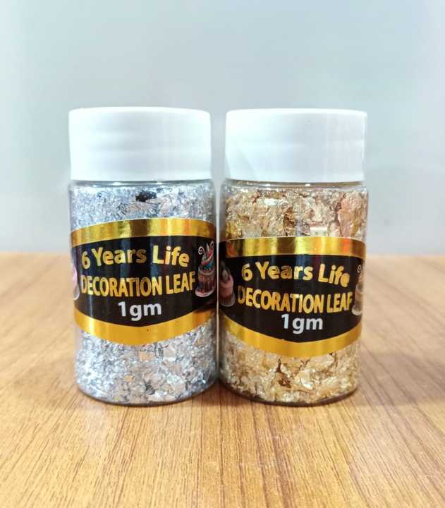 1 gm Silver & Gold Edible Paper (Tobok) | Daraz.com.bd