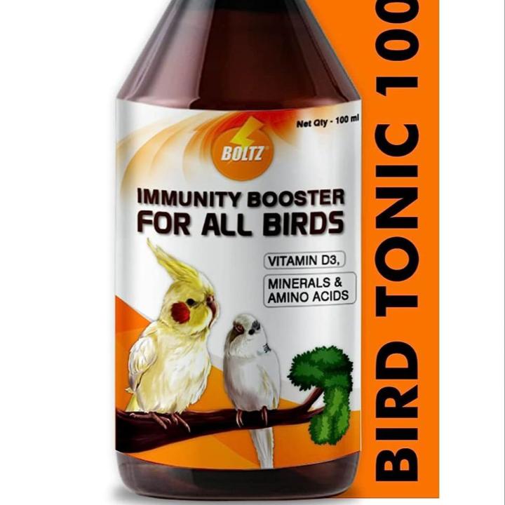 Immunity Booster for All Birds for Healthy Growth with Essential Vitamins 100ml for birds ...