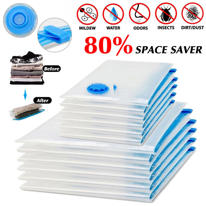 Vacuum Compression Bag Clothing Sorting Bedding Space Saving Sealed Bag ...