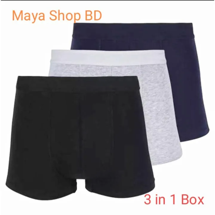 Men Underwear Boxer 3 in 1 Box pack | Daraz.com.bd