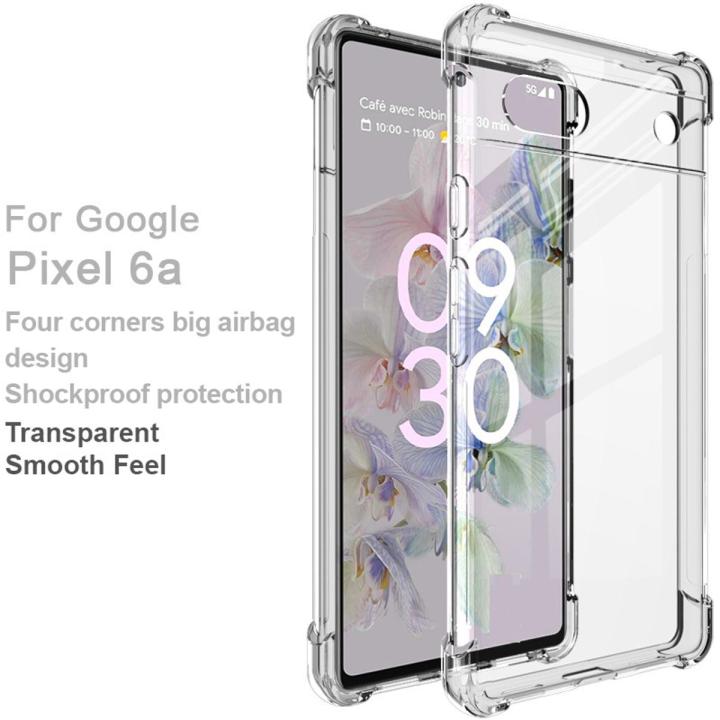 For Google Pixel 6A shockproof Transparent liquid Cristal clear long ...