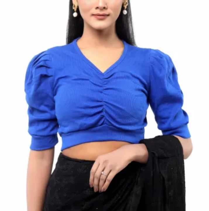 Cotton Short Body Crop Top Blouse for Women | Daraz.com.bd
