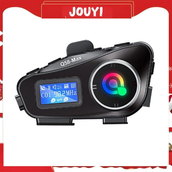 Q58 Max Motorcycle Helmet Bluetooth Intercom IP65 Waterproof | Daraz.com.bd