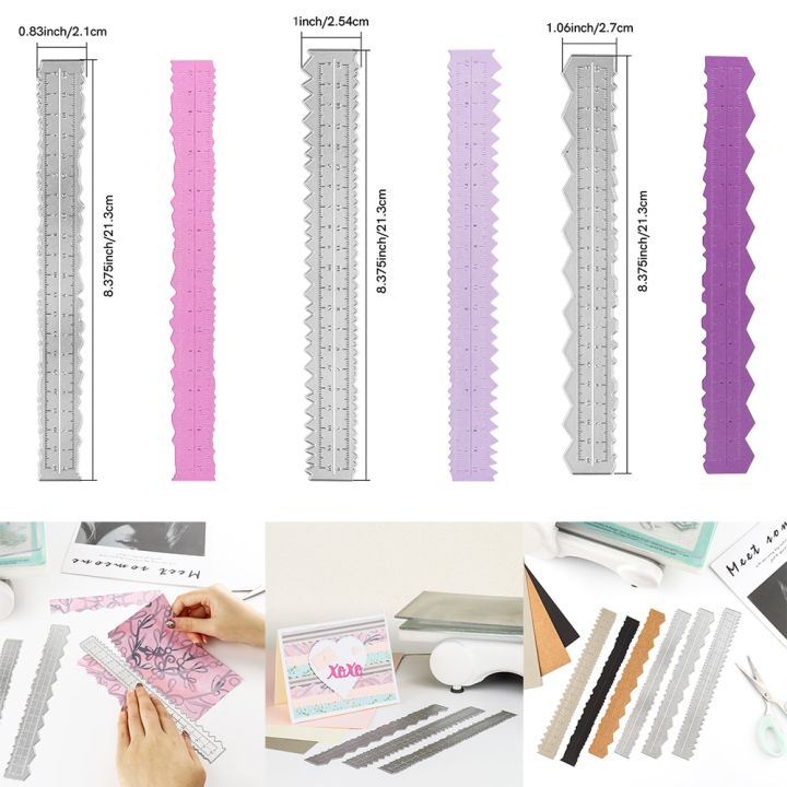 Paper Tearing Ruler Metal Cutting Dies Deckle Edge Rulers Irregular ...