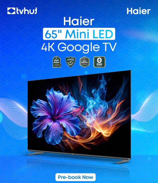 Haier H65M80FUX 65-inch 4K Mini LED Smart Google TV | Daraz.com.bd