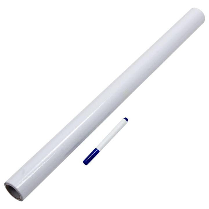 Peel and Stick Whiteboard PVC Chalkboard Wall Sticker Free Marker Pen ...