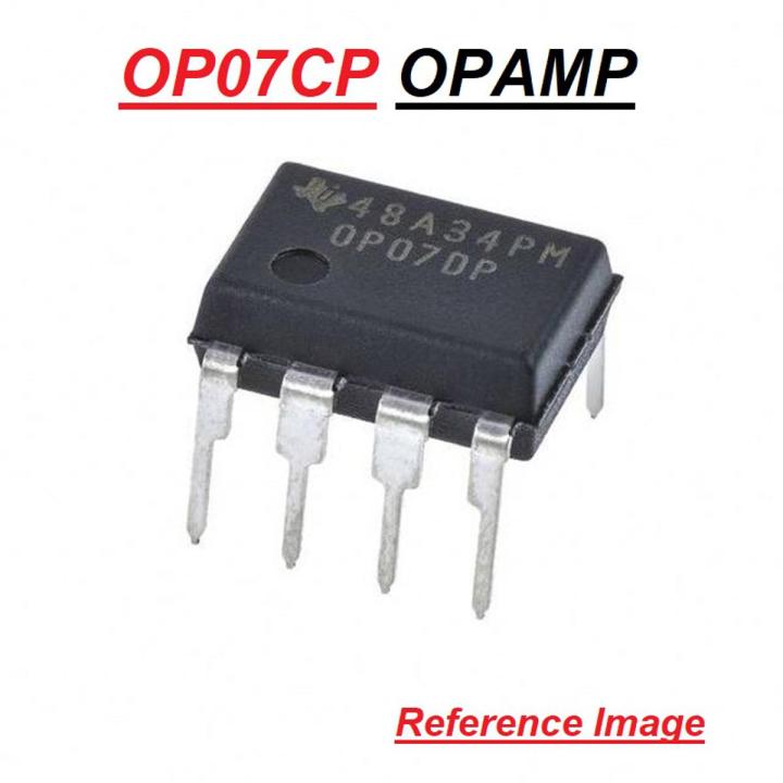 OP07CP OP07 OPAMP Operational Amplifier IC DIP 8 Pin Electrical Circuitry & Parts | Daraz.com.bd