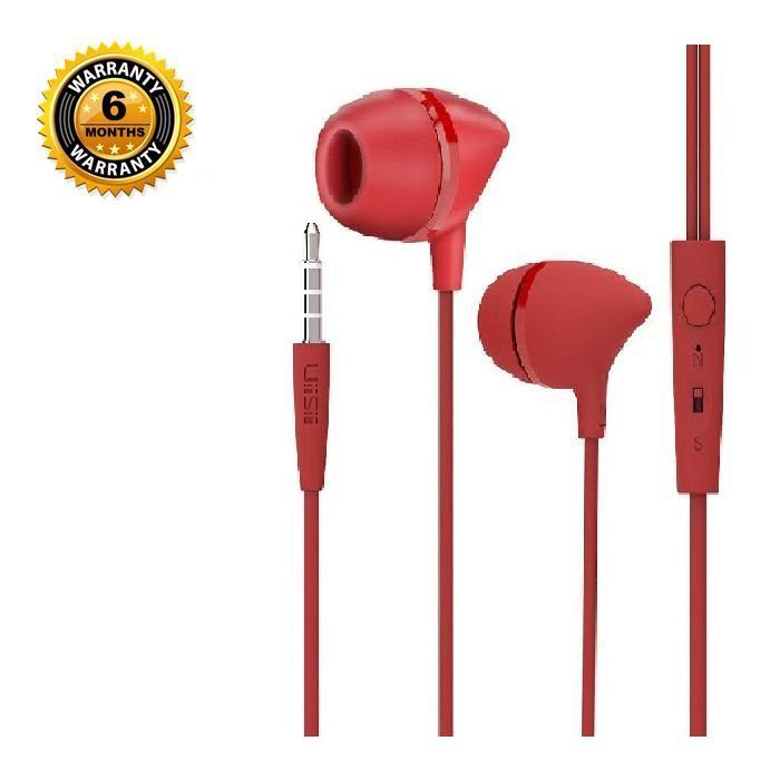 C100 In Ear Wired Earphone - Red | Daraz.com.bd