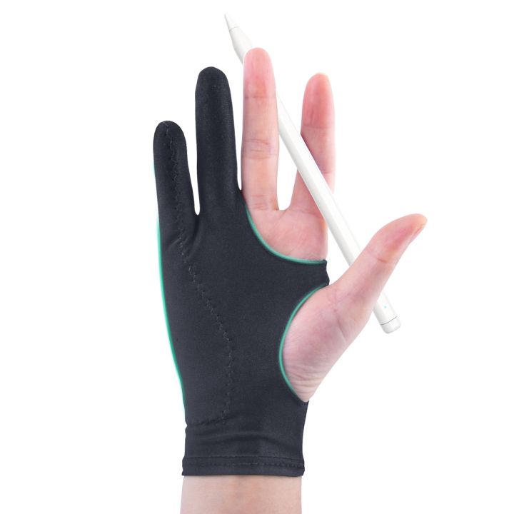ANKNDO Two Finger Anti-fouling Glove For Artist Drawing Pen Graphic ...