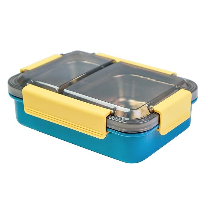 Kitchen & Me Stainless Steel Lunch Box for Adults, Kids, Men, Women ...