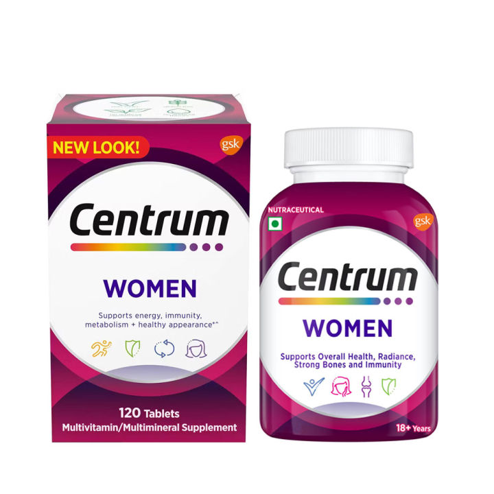 Centrum Women Multivitamin, 120 Tablets | Daraz.com.bd