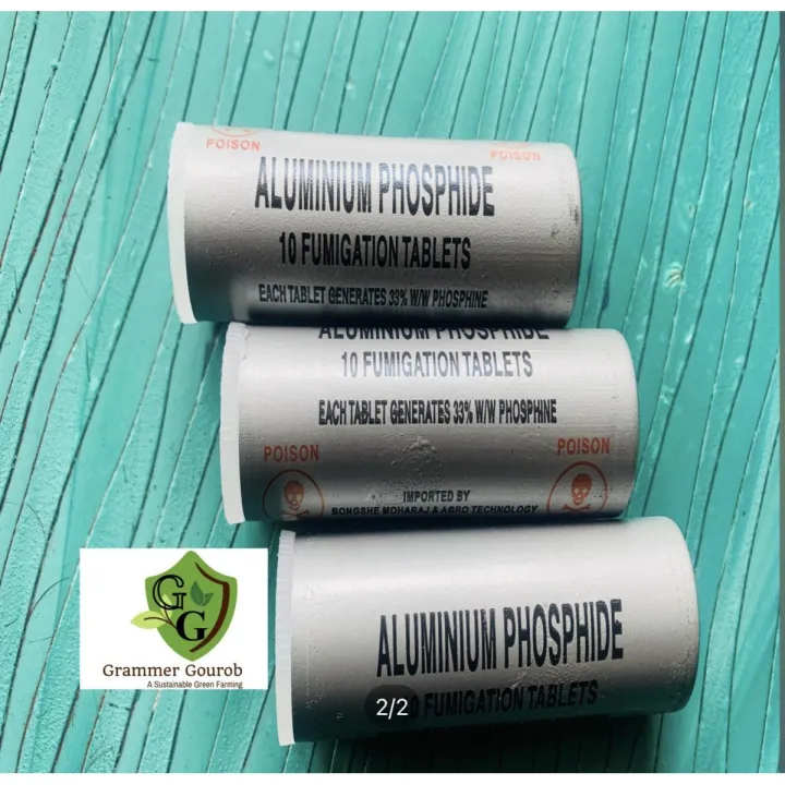 Aluminum phosphide posing tablet -1 pipe (30 PCs) | Daraz.com.bd
