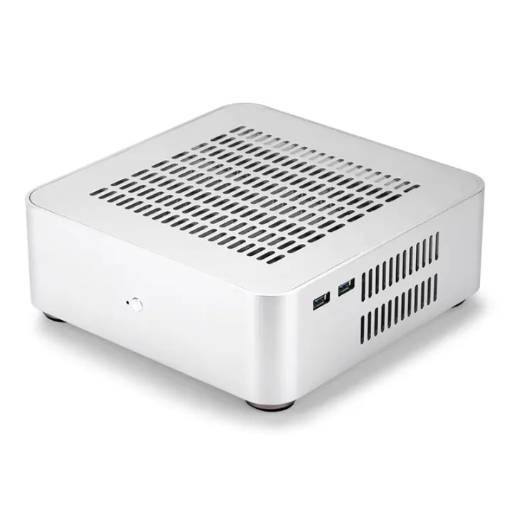 Computer Gaming PC Desktop Case All Aluminum Chassis Mini HTPC Case ...