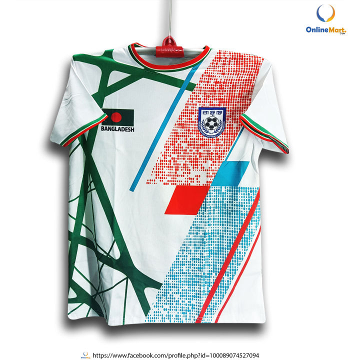 Bangladesh football bafufe Short sleeve Jersey For Men 2025/26 | Daraz ...