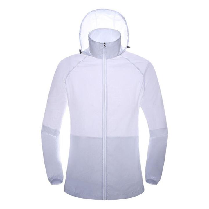 Men Women Skin Quick Dry Hiking Jacket Lightweight Waterproof Anti-UV ...