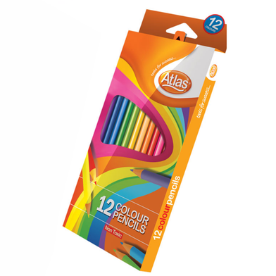 Atlas Color pencil large size 12 shade | Daraz.com.bd