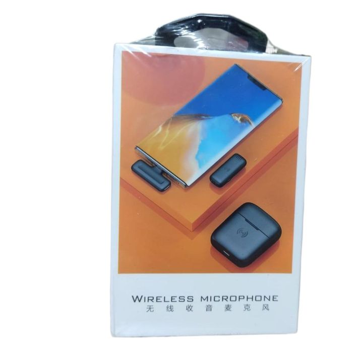 K13 Dual Mic Type C Interface Wireless Lavalier Microphone Intelligent ...