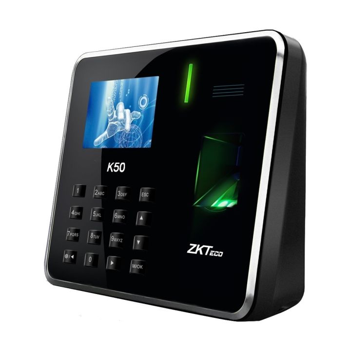 ZKTeco K50A Fingerprint Time Attendance & Access Control Terminal with ...