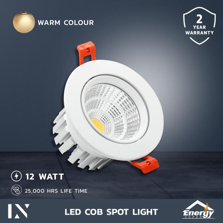 LED Downlight COB Spot Light 12 Watt (Waem Colour) | Daraz.com.bd